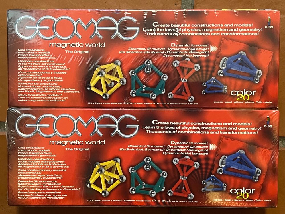 20 Stk. Geomag Magnetic World Color 20, neu (Neu und originalverpackt ...