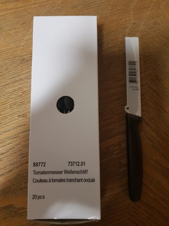 20 St Tomatenmesser mit Wellenschliff, original verpackt.NEU (Neu und originalverpackt) in ...