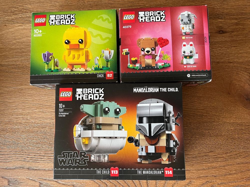 3 x LEGO Brick Headz 40350 / 40379 / 75317 ab sFr. 10.-- | Kaufen auf ...