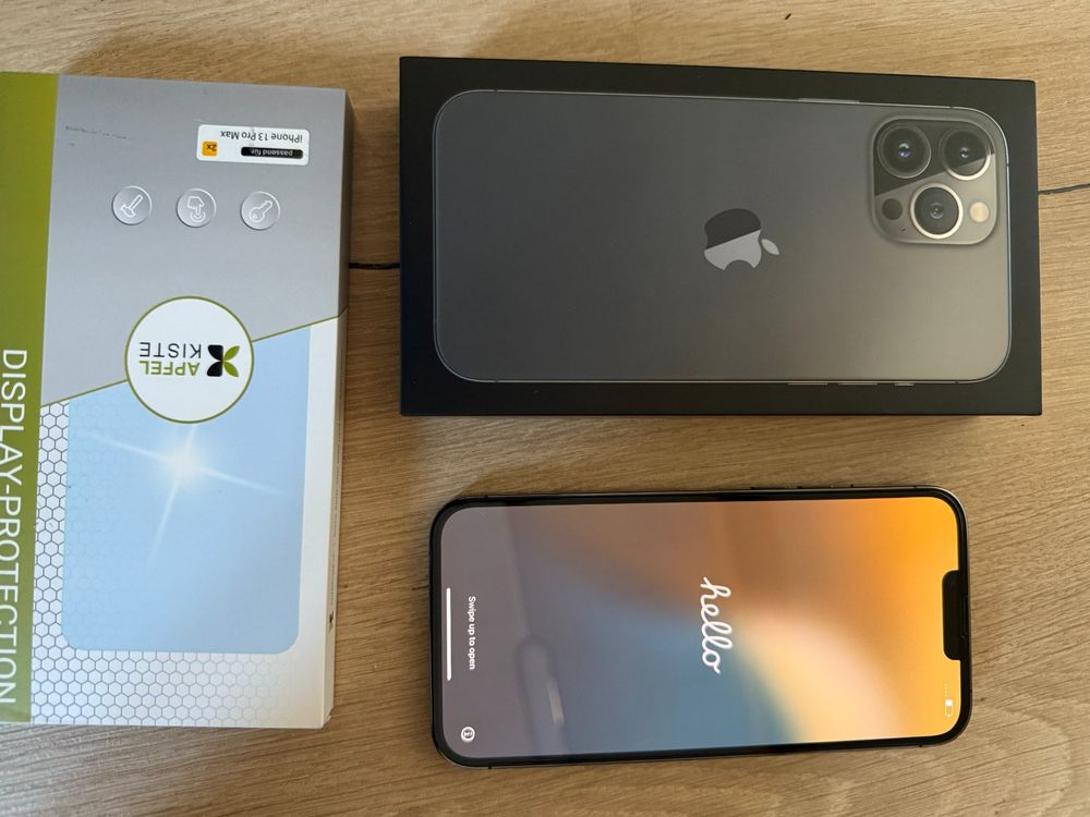 iPhone 13 Pro Max 512GB Graphit, Top Zustand! OVP | Kaufen auf Ricardo
