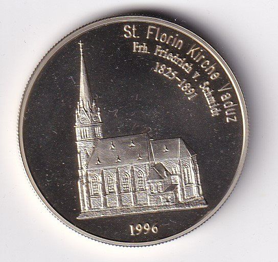 Fürstentum Liechtenstein 5 Euro 1996 Stgl (Neu (gemäss Beschreibung ...