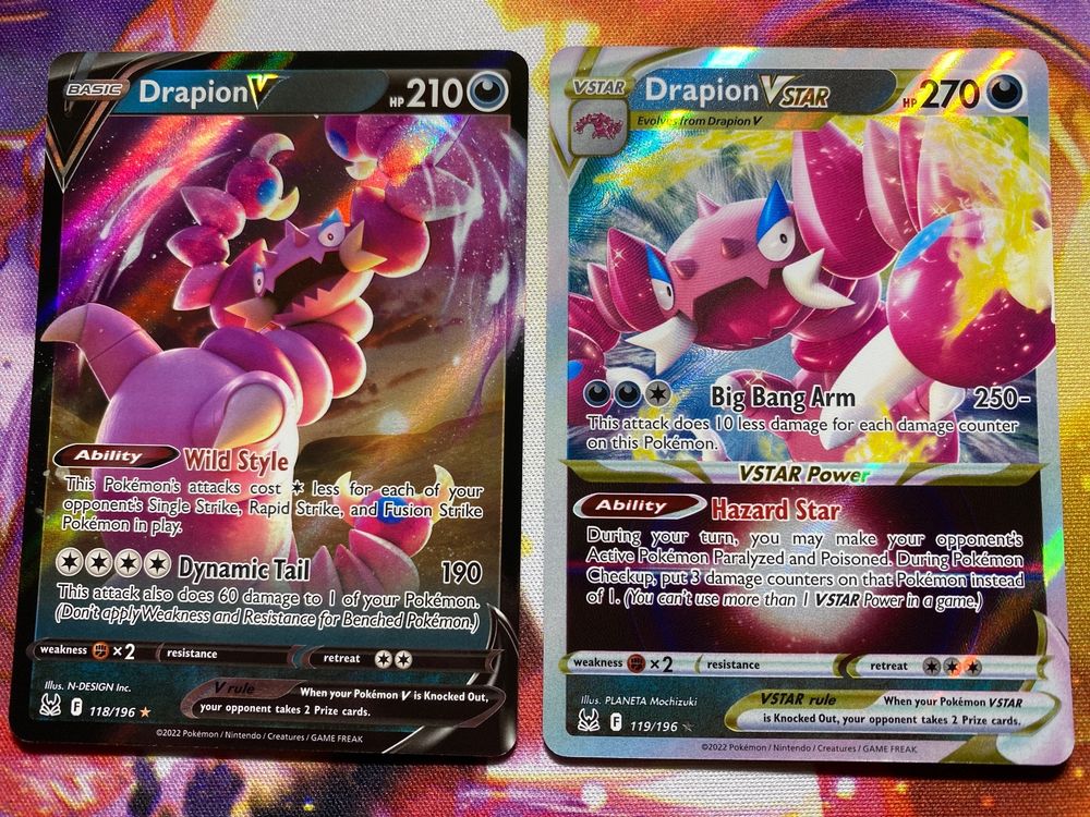 Pokemon Karte [Drapion] [VStar] & [V] - [Lost Origin] [ENG] | Kaufen ...