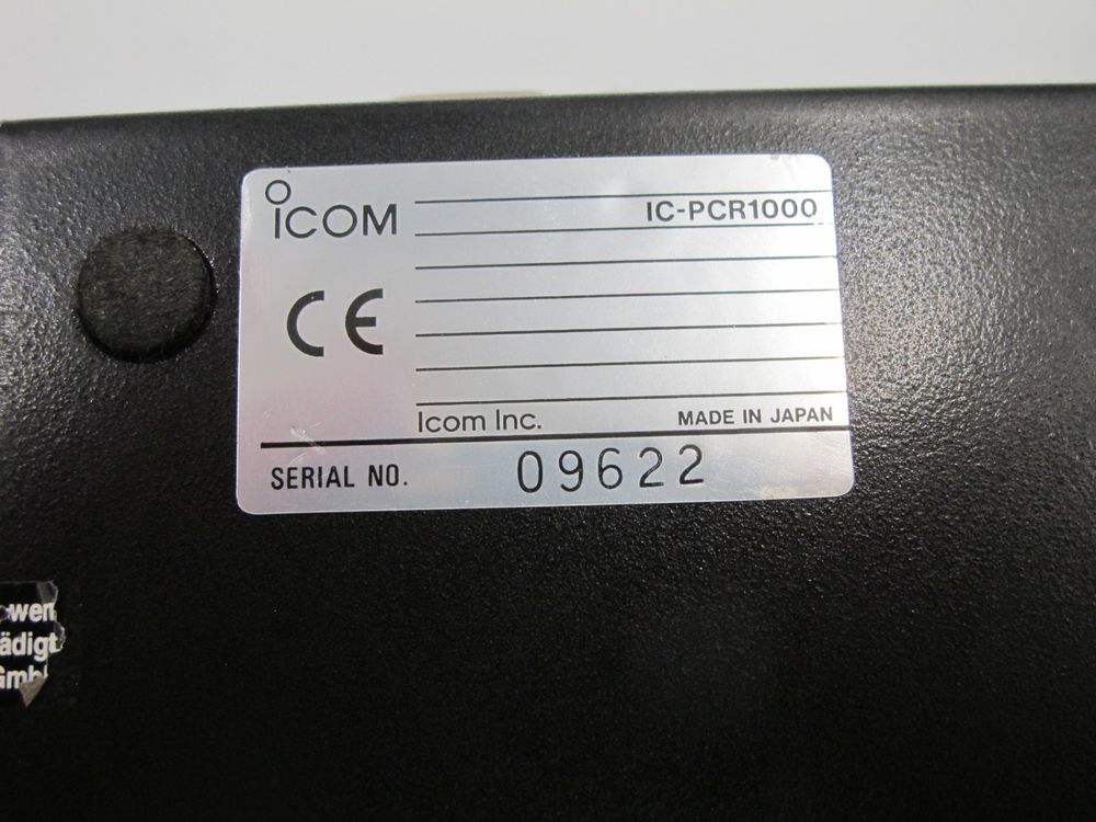 ICOM IC PCR - 1000 PC Funkscanner 10Khz - 1300Mhz FM,CW,SSB (Gebraucht ...