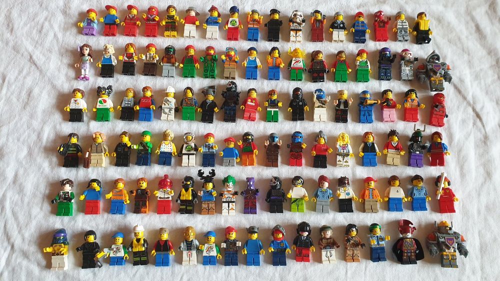 101 LEGO Figuren Männchen Menschen Minifiguren star wars (Gebraucht) in Würenlingen für CHF 100 ...