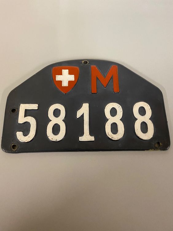 Ancienne plaque Armée Suisse Saurer Berna Jeep Schweizer Arm (Gebraucht ...