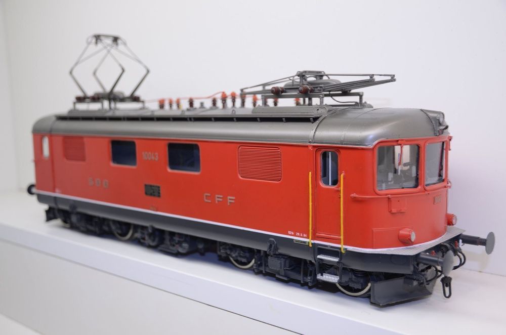 LEMACO Re 4/4 I, SBB 10043, rot (Gebraucht) in Frick für CHF 2390 – nur Abholung auf Ricardo kaufen