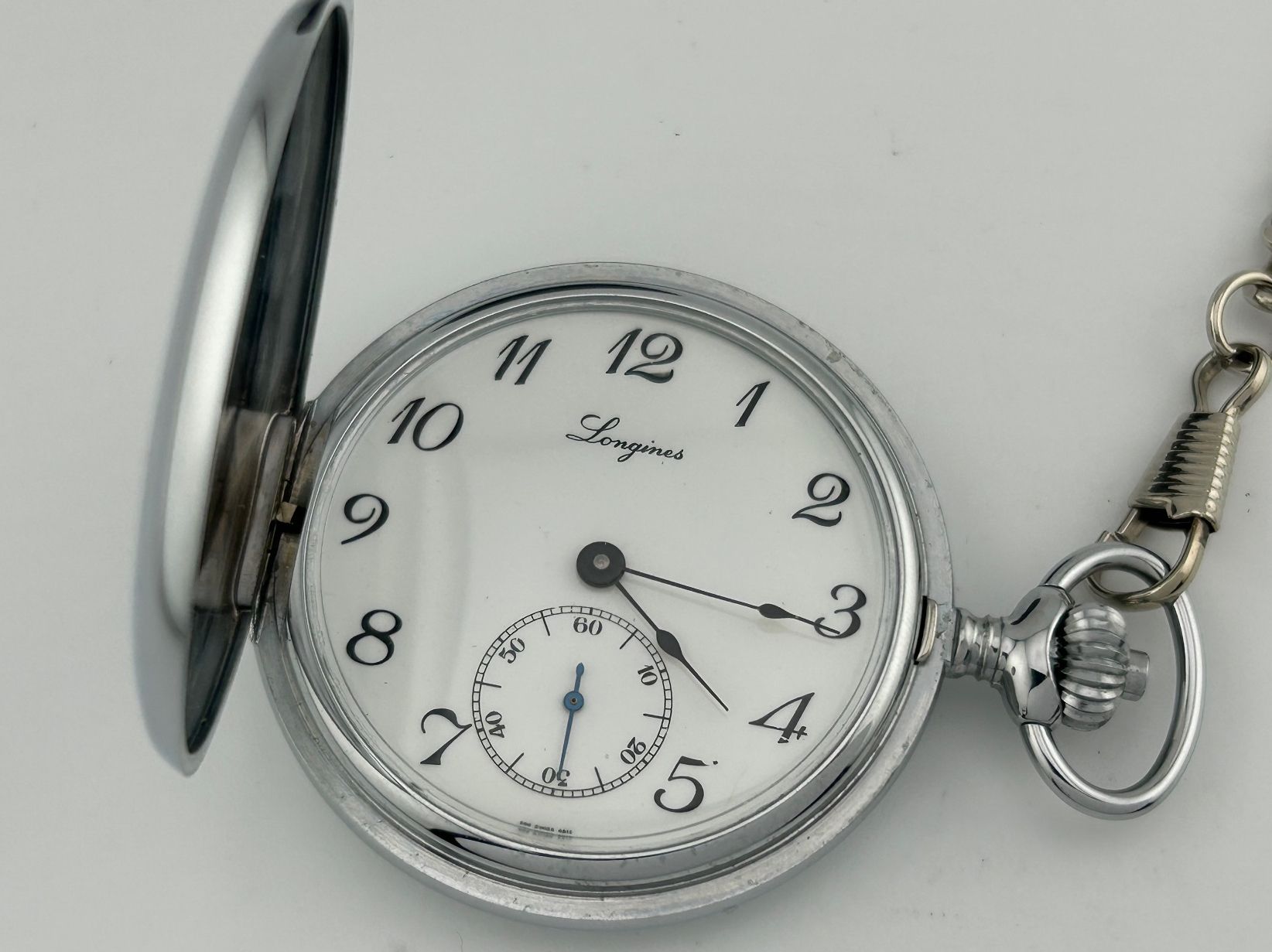 Vintage montre de poche LONGINES mécanique/ Taschenuhr läuft (Gebraucht ...