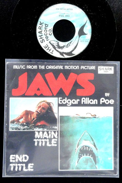 SI EDGAR ALLAN POE Jaws SHARK IT 1976 KULT SOUNDTRACK rar (Gebraucht ...