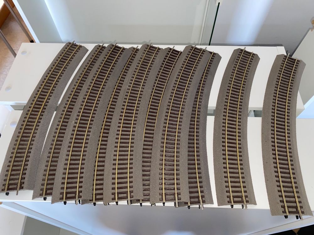 10Stk H0/DC Roco Line Gebogen R6 | Kaufen auf Ricardo