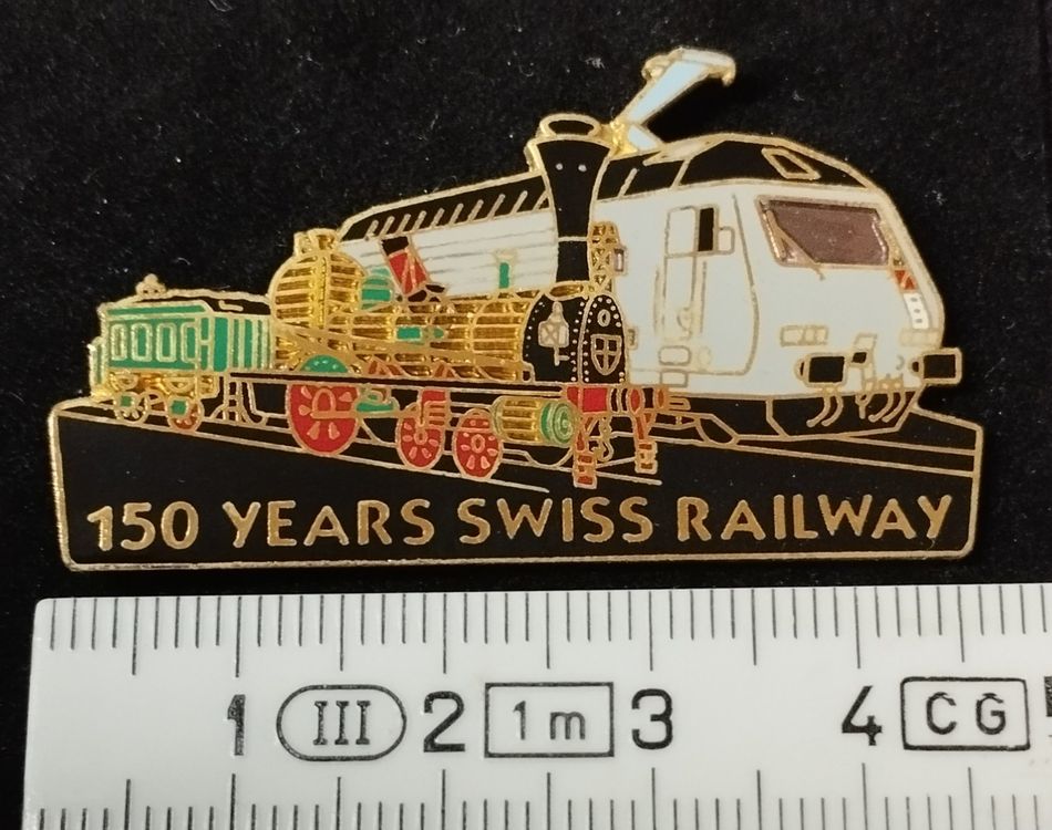 Pin 150 Years Swiss Railway (SBB) (Gebraucht) in Bonstetten für CHF 3 ...