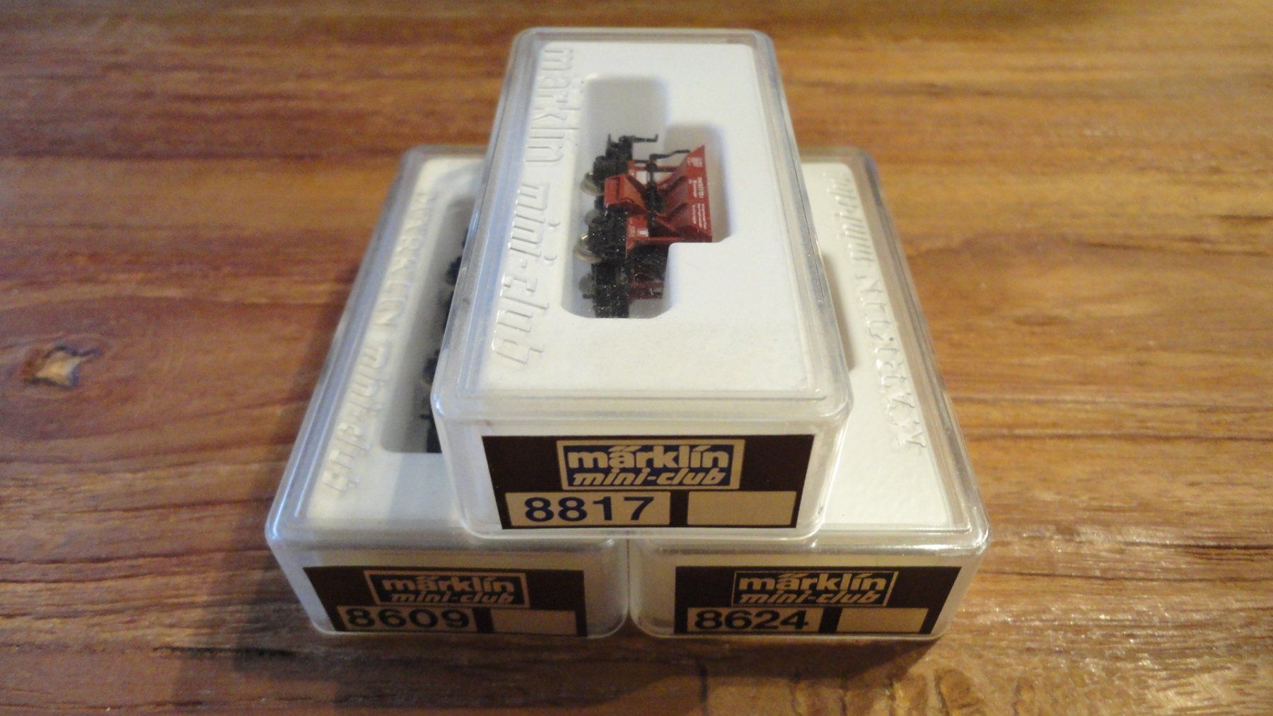 3 schöne Güterwagen DB Märklin 8609 / 8624 Spur Z (Gebraucht) in ...