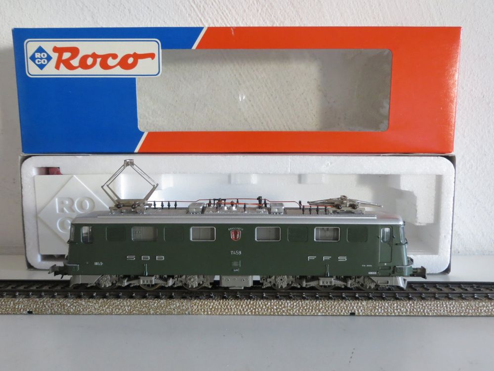 Roco H0: Ae 6/6 Rorschach 11458 grün, Kat-Nr. 43987, WS, OVP (Gebraucht) in St.Gallen für CHF 52 ...
