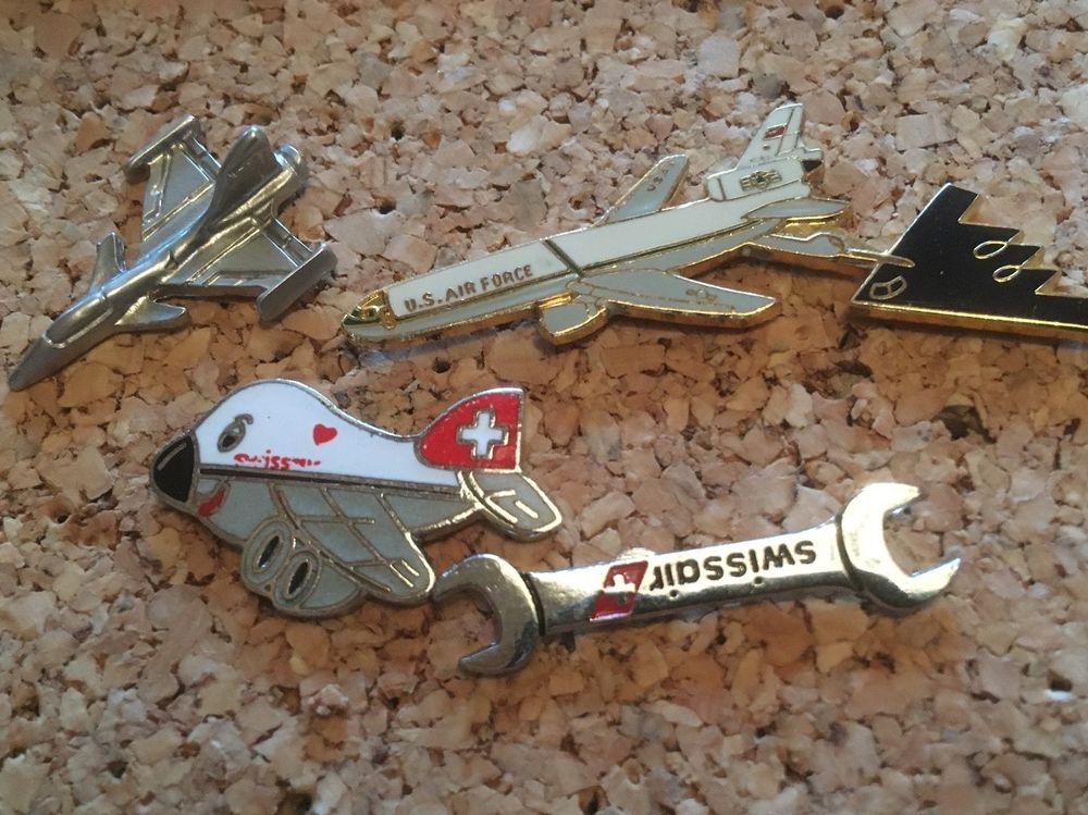 Pin Flugzeuge Swissair Jet 3D | Kaufen auf Ricardo