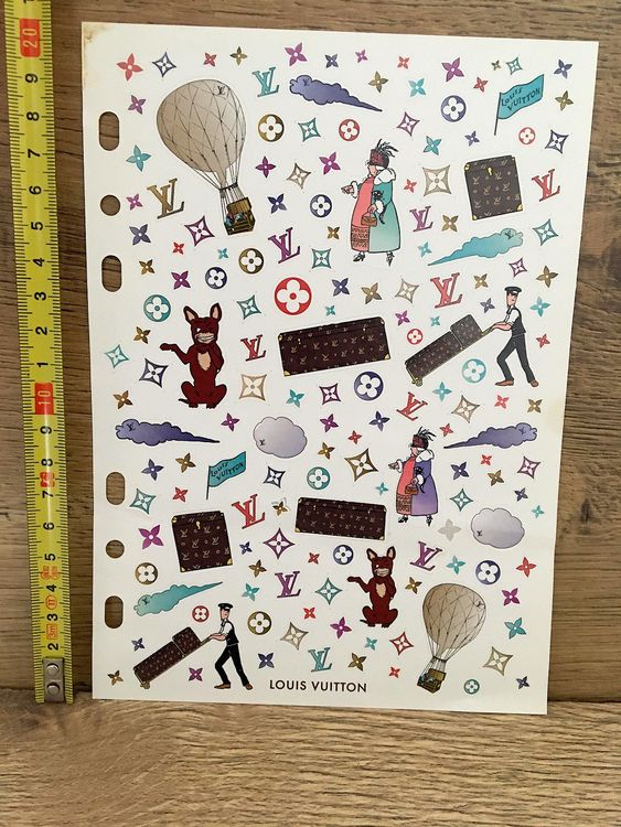 1990s Vintage Louis Vuitton Stickers - Rarität! Aus Sammlung | Kaufen ...