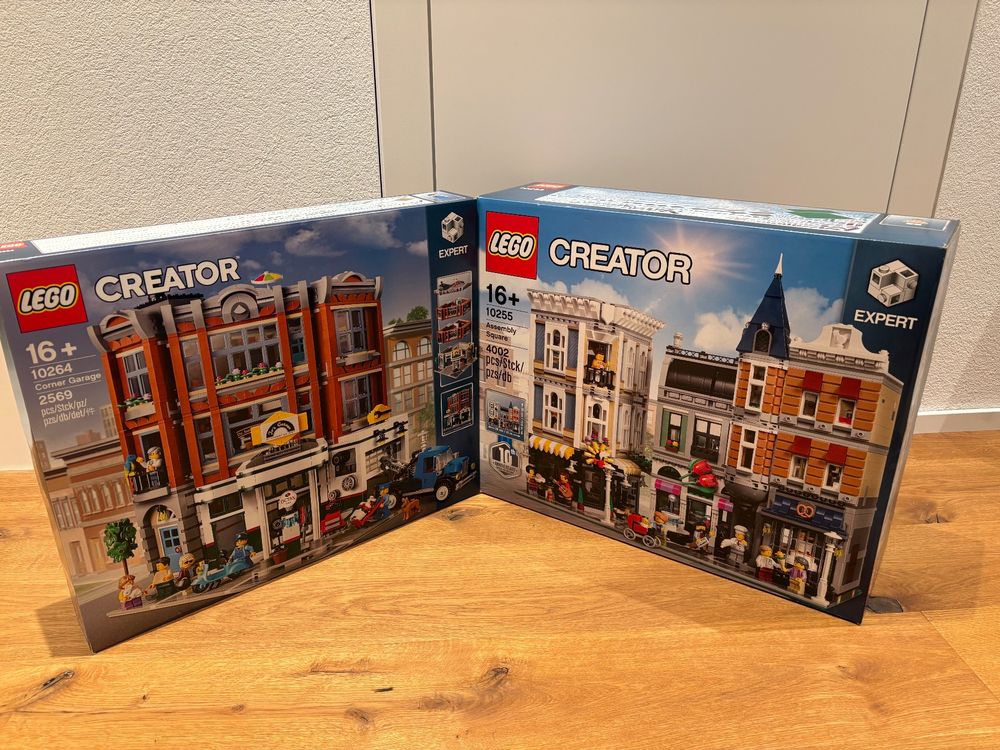 LEGO 10264 und 10255 Creator Expert Eckgarage und Stadtleben (Neu und ...