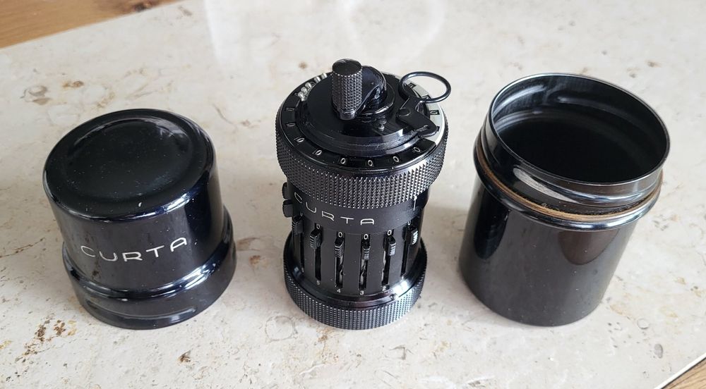 Curta I calculatrice RARE petit numéro | Kaufen auf Ricardo