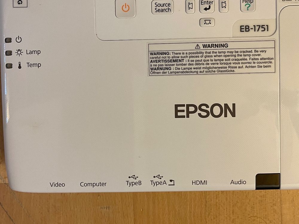 Epson Beamer EB-1751 (Neu (gemäss Beschreibung)) in Sirnach für CHF 129 ...