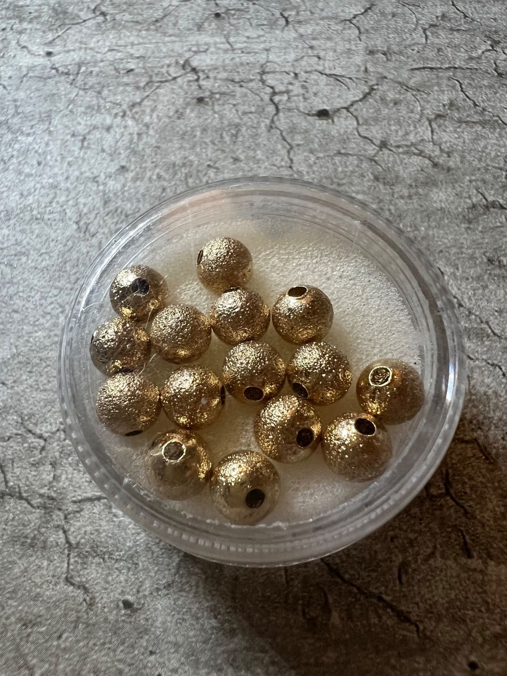 Rico Design Goldkugeln rau 6 mm, 15 Stk - Bastelbedarf (Neu und ...