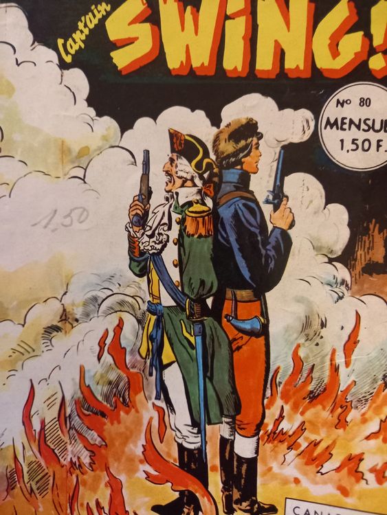 Captain Swing No 80,BD mensuel rare, vintage année 73 (D'occasion) à ...