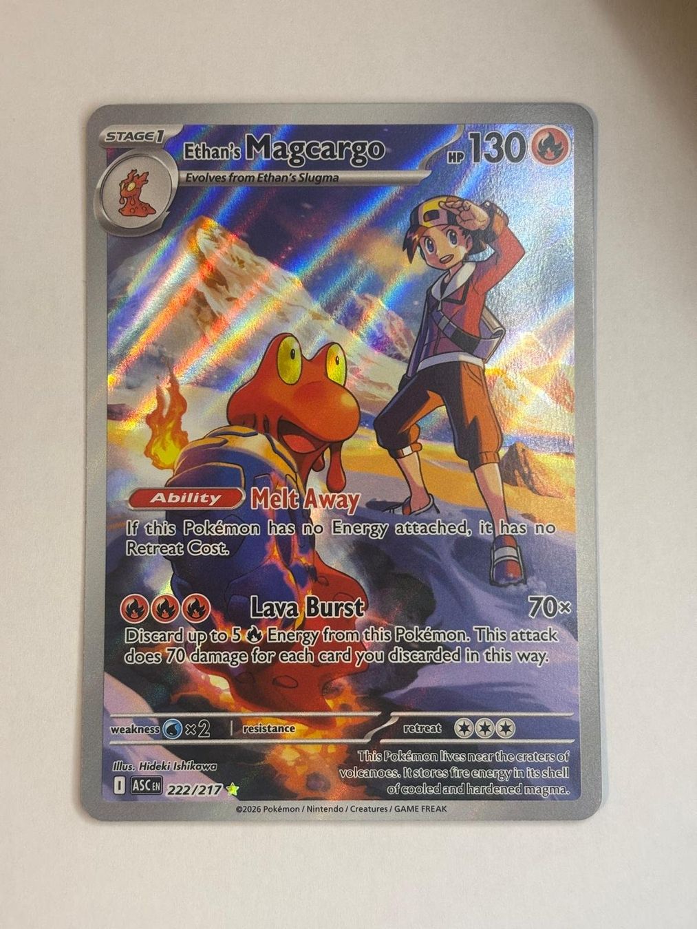 Pokémon Ethan’s Magcargo – ASC 222 – EN (Ascended Heroes) (Gebraucht ...