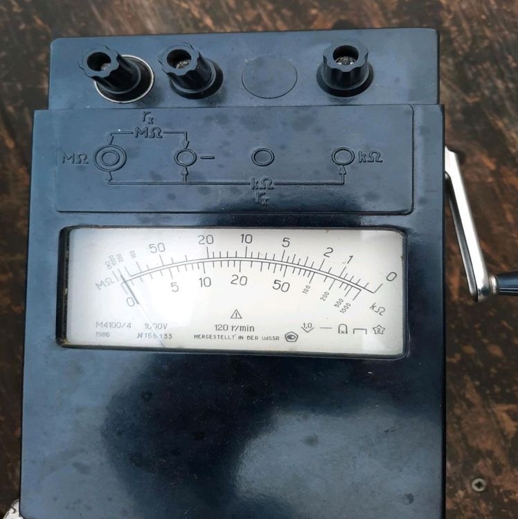 Antiker Volt Ohmmeter 1950 Analog Messgerät Bakelit Gehäuse (Gebraucht ...