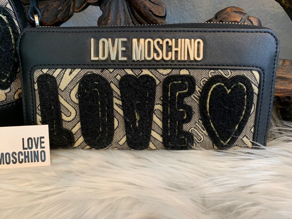 Original Moschino Umhängetasche mit passendem Portemonnaie (Neu (gemäss ...