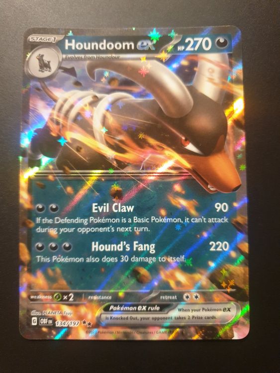Pokemon Houndoom Ex EN 134/197 * NM * FR. 1.- | Kaufen auf Ricardo