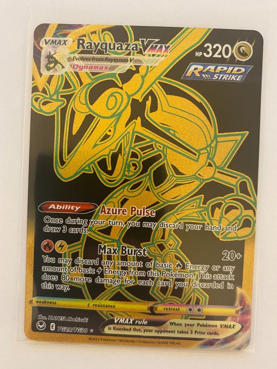 Pokemon Rayquaza VMax TG29/TG30 Silver Tempest EN (Neu (gemäss Beschreibung)) in Elgg für CHF 25 ...