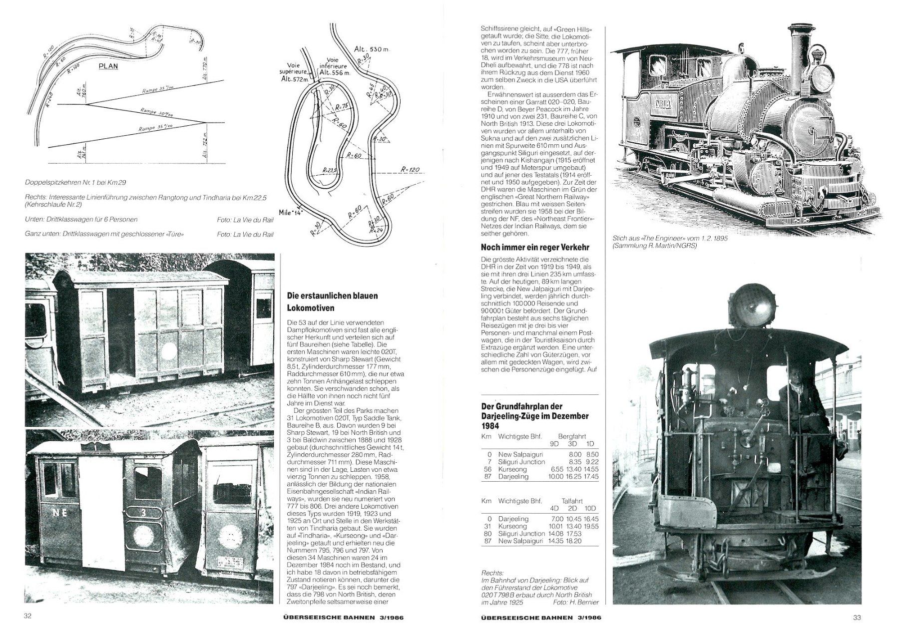 Zeitschrift «Überseeische Bahnen» 03/1986 (Neu (gemäss Beschreibung ...