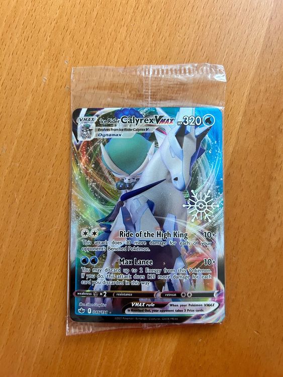 Ice raider calyrex vmax 046/198 chling reign Pokémon (Gebraucht) in für ...