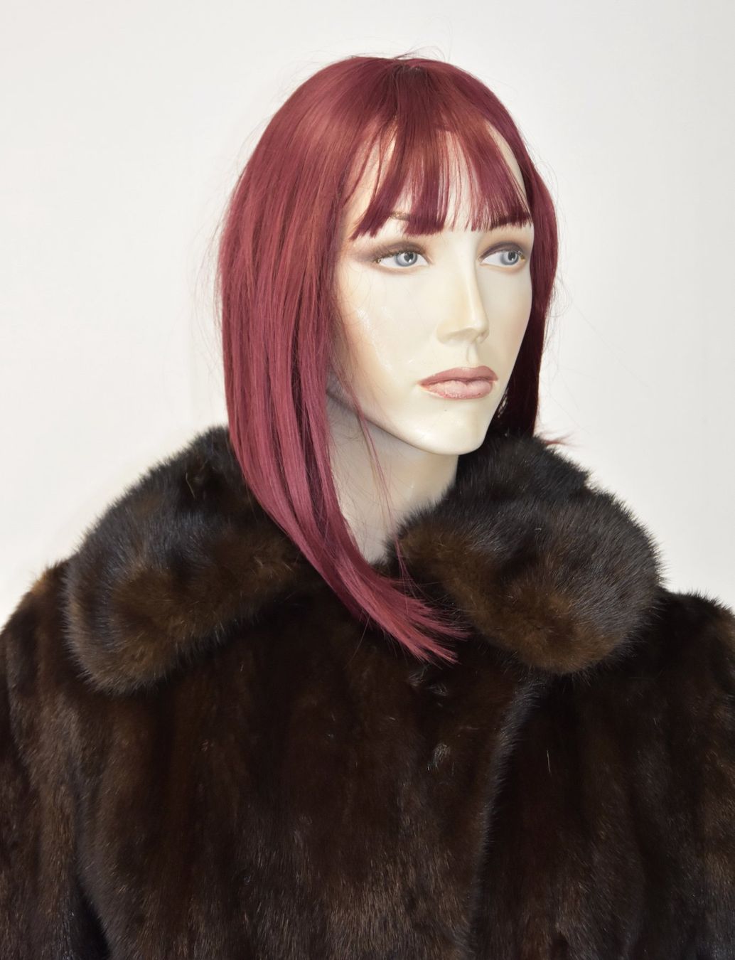 Nerz Pelz Mantel/Nerzfell Vintage/ NP: 6000 Fr/braun/Gr.S-M (Gebraucht ...