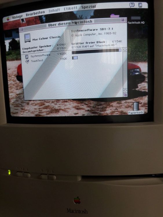 Apple Macintosh Colour Classic (Gebraucht) in Hettlingen für CHF 300 – nur Abholung auf Ricardo ...