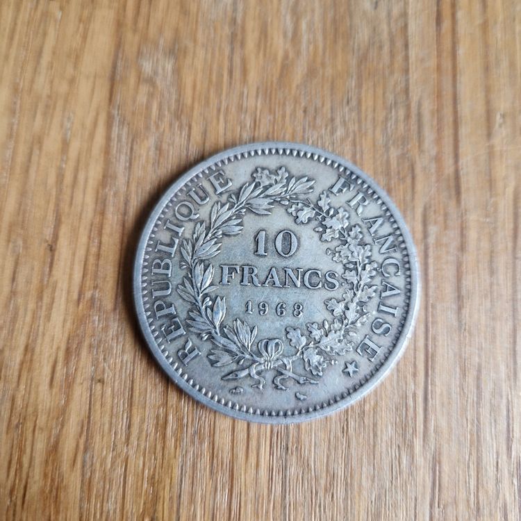 Münze 10 Francs 1968 | Kaufen auf Ricardo