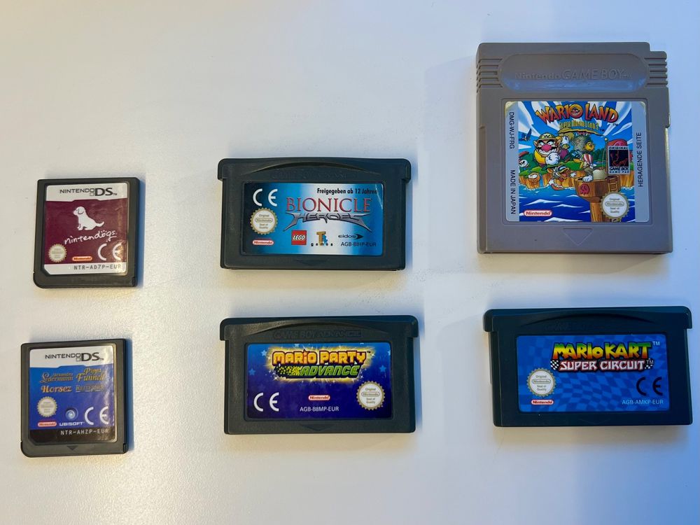 Nintendo DS Lite 2006 – voll funktionsfähig mit 6 Games (Gebraucht) in ...