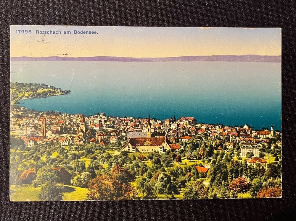 Alte Postkarte vom Bodensee Rorschach. | Kaufen auf Ricardo
