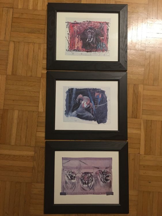 3 Rolf Knie Bilder (Holz - Rahmen) (Gebraucht) in Wangen b. Olten für CHF 25 – mit Lieferung auf ...