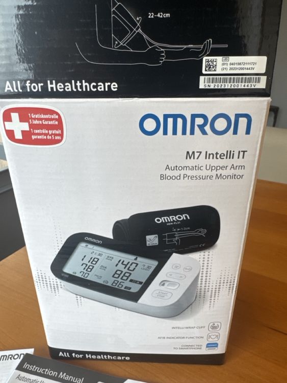 Omron M7 Intelli IT Blutdruckmessgerät - Top Zustand! (Neu (gemäss ...