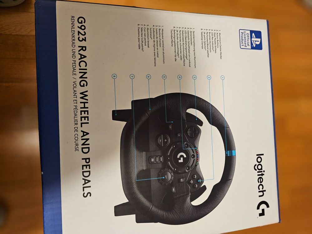 Logitech Trueforce G923 Racing Rennlenkrad und Pedale (Neu und ...