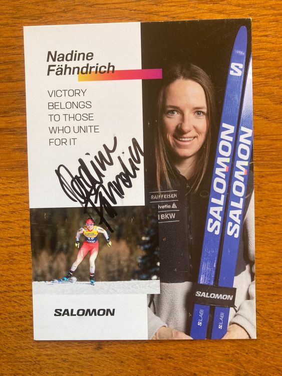 Nadine Fähndrich / orig. AK | Kaufen auf Ricardo