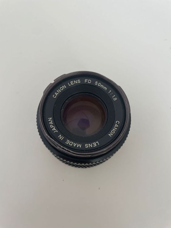 Objectif - Lens Canon FD 50mm f 1 : 1.8 | Kaufen auf Ricardo