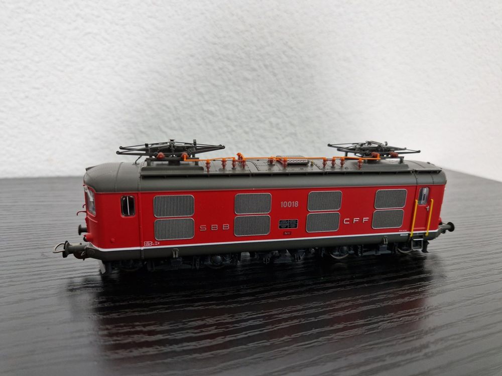 PIKO 96872 SBB E-LOK RE 4/4 1. SERIE ROT DC-SOUND EP.IV (Neu und ...