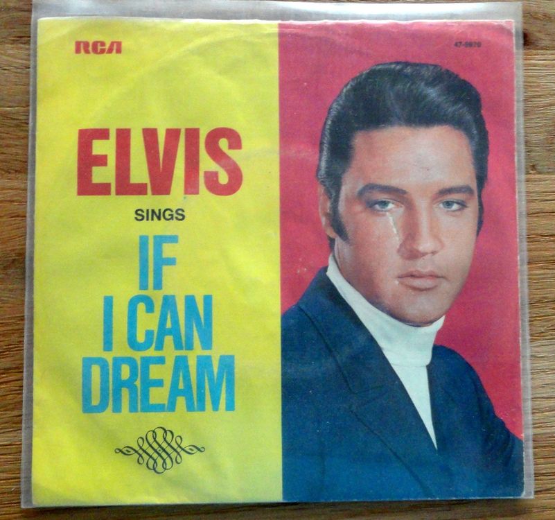 Si Elvis Presley If I Can Dream Rar 1968 Kaufen Auf Ricardo