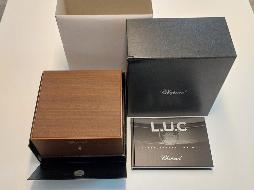 Chopard L.U.C - braune Holz Box - ca. 2009 - NEU (Neu und ...