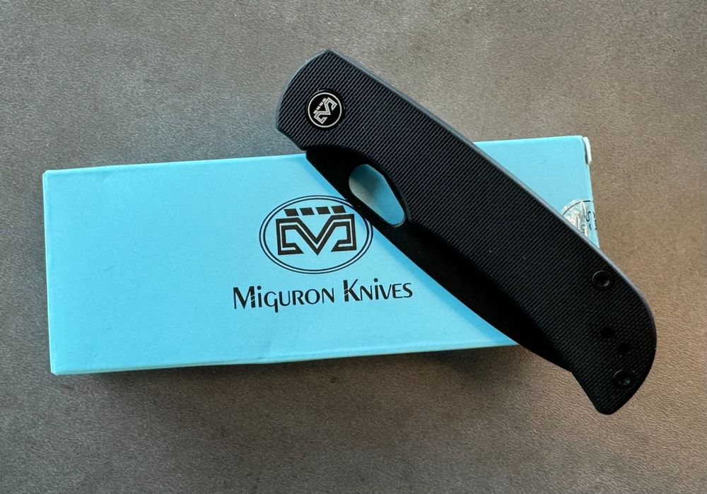 Miguron Knives Moyarl Pocket Folding Knife 3.5" Black (Gebraucht) in ...