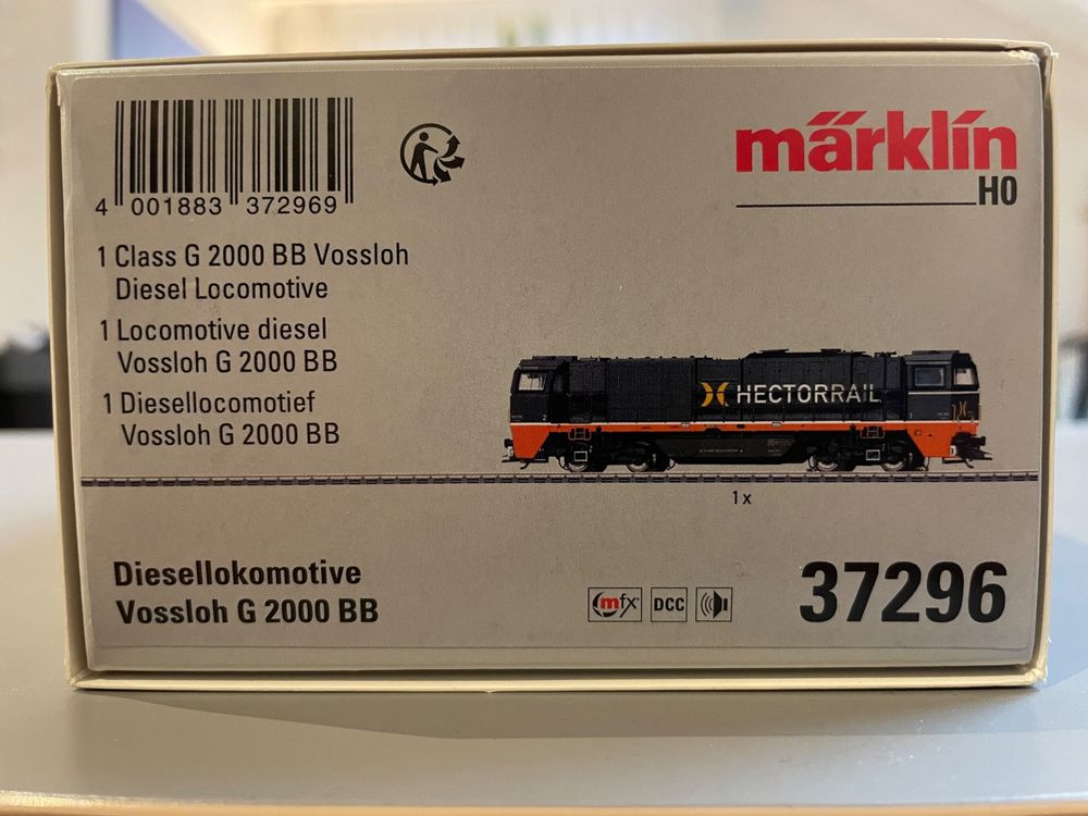 Märklin 37296 Vossloh G 2000 BB Hector Rail | Kaufen auf Ricardo
