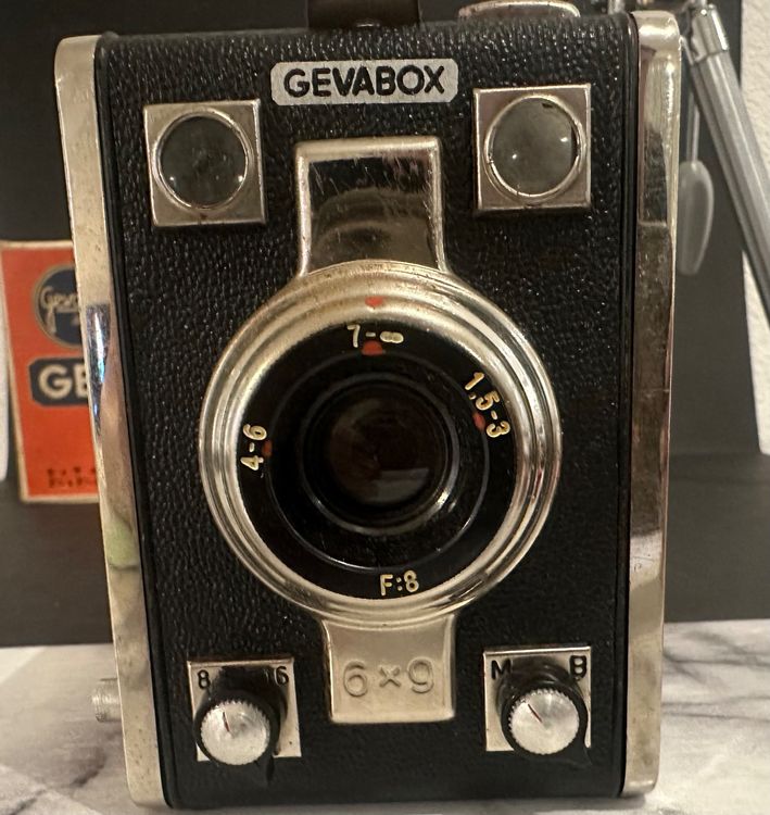 Gevabox 6x9 und 60er Jahre Vivo Japan Teleskop Edelstahl vol (Gebraucht ...