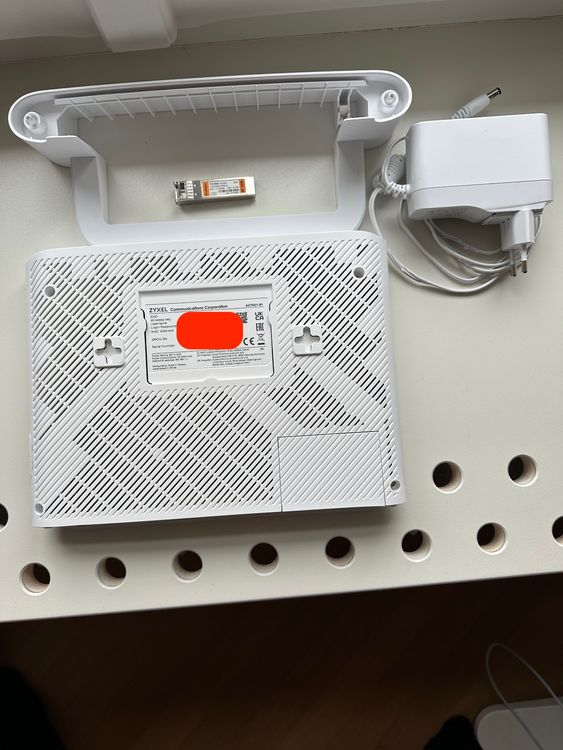 Zyxel AX7501-B1 10G Fiber Router, WiFi6 inkl. SFP+ Optik (Neu (gemäss ...