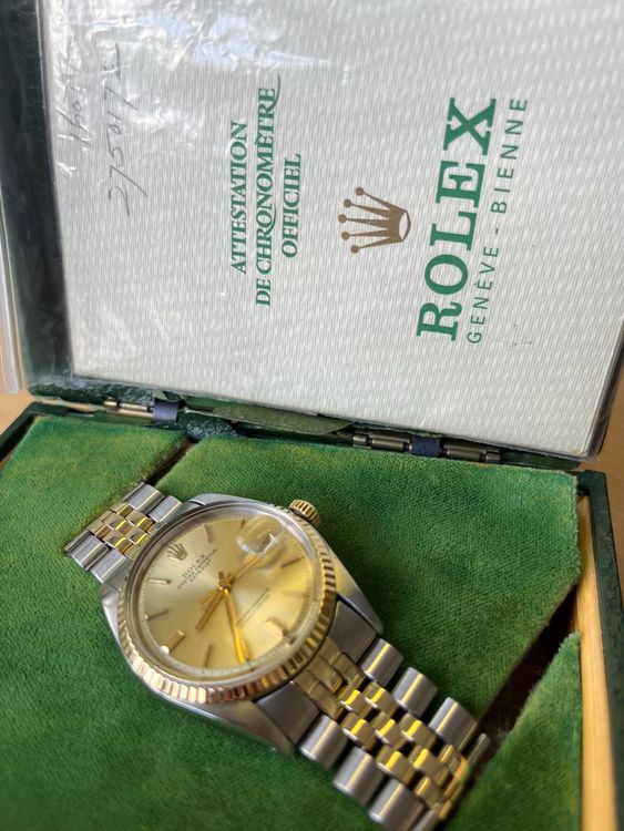 Rolex Datejust 36 Bicolor Vintage *FULLSET* | Kaufen auf Ricardo