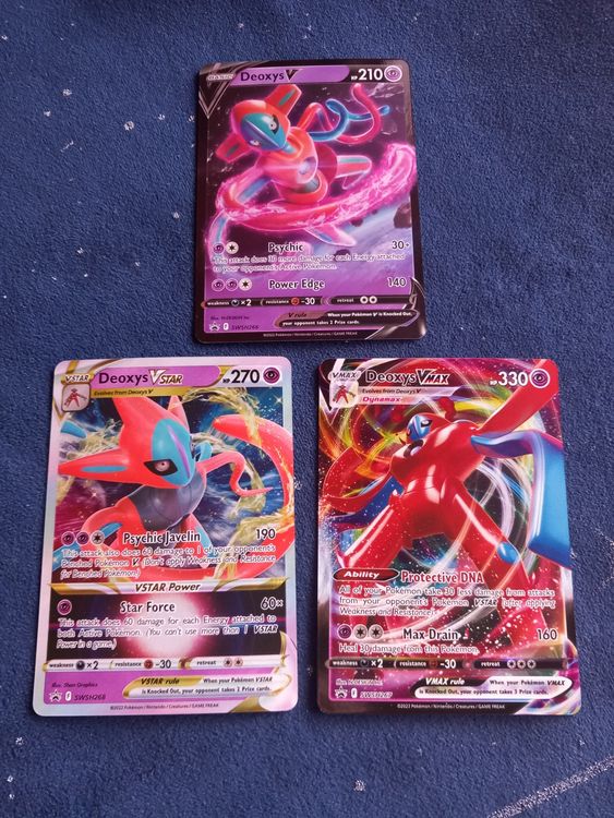 Deoxys-Set: Deoxys V/Deoxys VStar/Deoxys VMax SWSH Promos EN | Kaufen ...