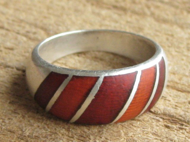 Vintage Indianer Ring Silber 925 rot Gr. 50 (Gebraucht) in Ermatingen ...